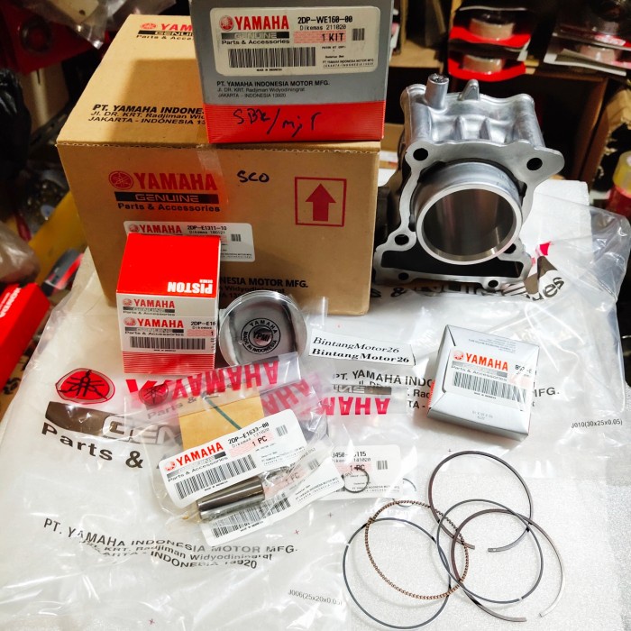 Jual Paket Boring Cylinder Blok Block Seher Set Nmax N Max Original Yamaha | Shopee Indonesia