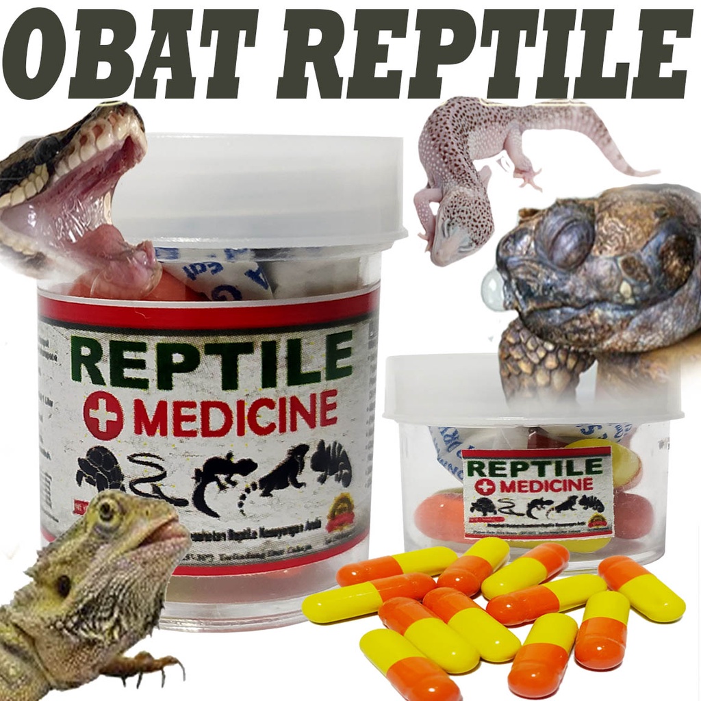 Jual OBAT SUPLEMEN REPTILE MEDICINE VITAMIN LEMAS PILEK DIARE ...