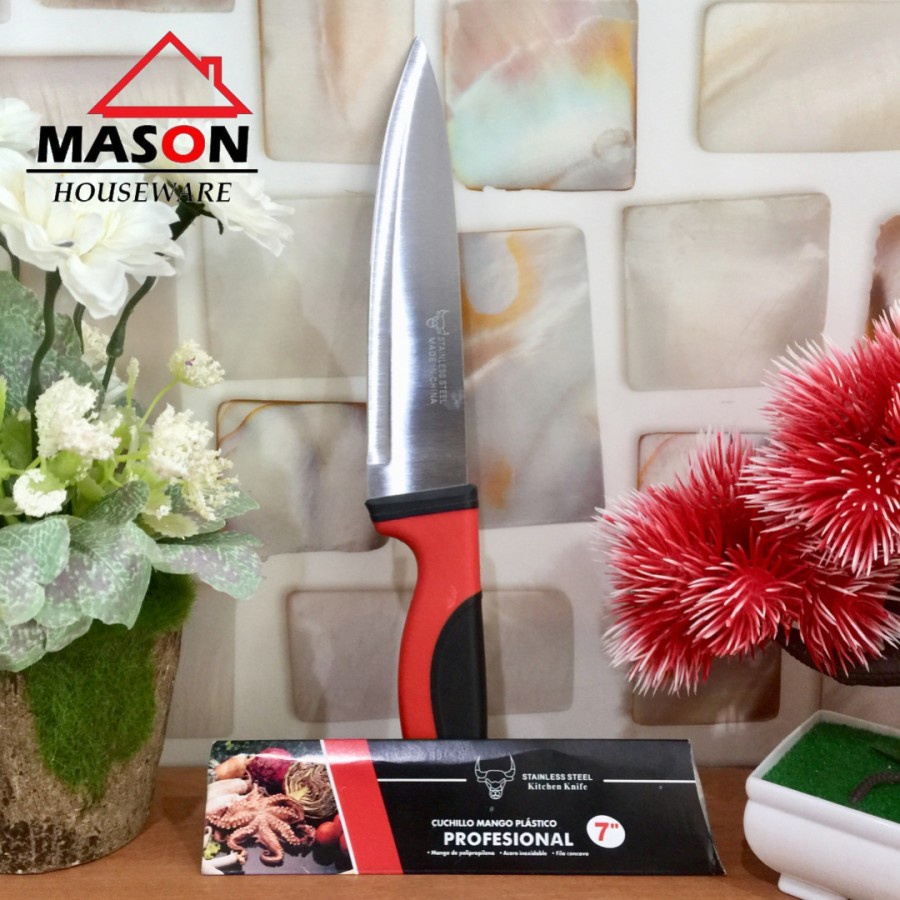 Jual Pisau Potong Daging / Pisau Dapur Professional Stainless Steel ...