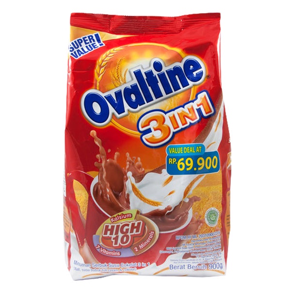 Jual OVALTINE 3IN1 900 GR - SUSU | Shopee Indonesia