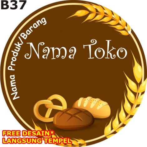Jual STIKER BULAT ISI 26 PCS| STIKER PRODUK | STIKER KEMASAN | STIKER ...