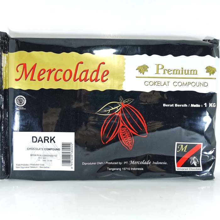 Jual MERCOLADE CHOCOLATE COMPOUND BATANG / DARK CHOCOLATE COMPOUND ...