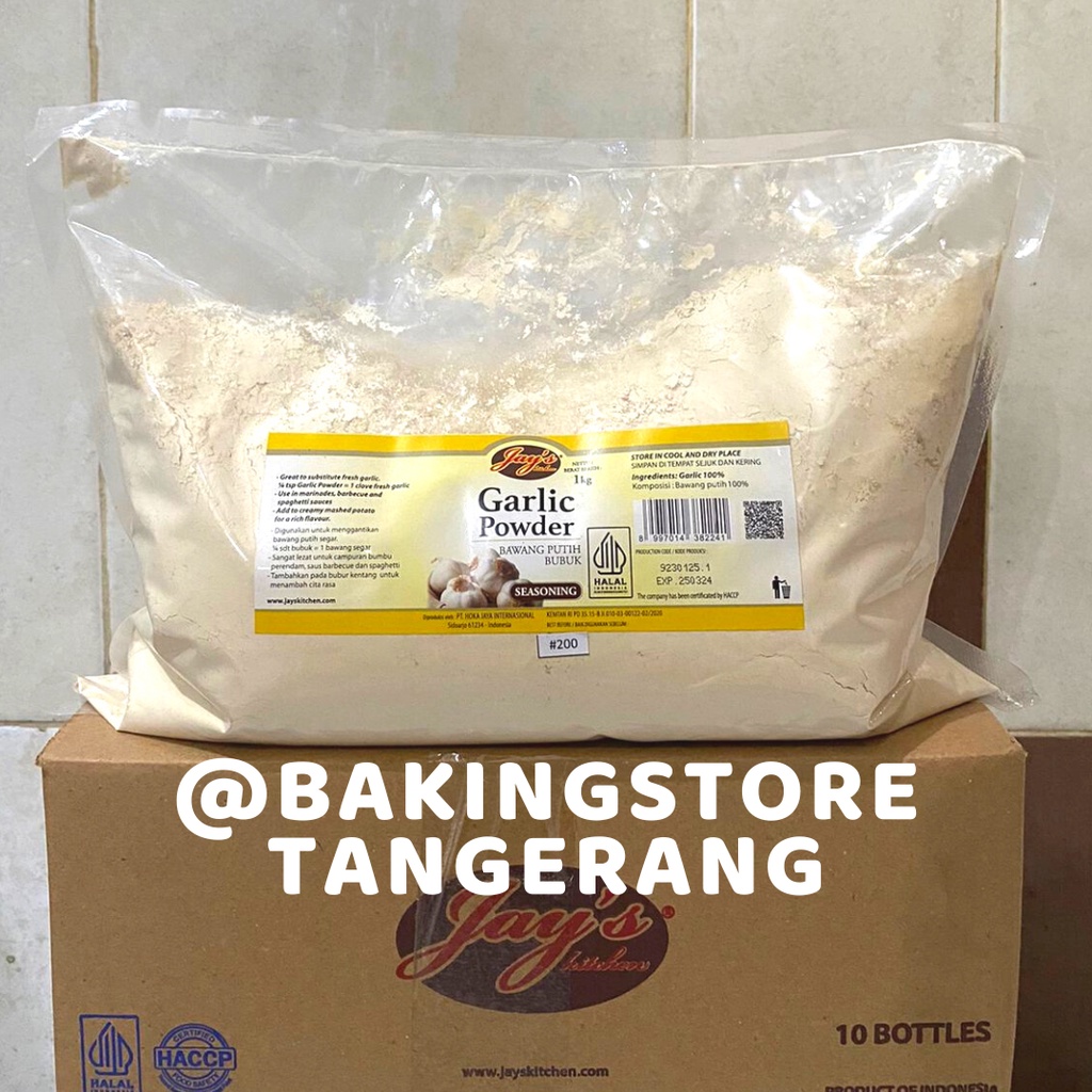 Jual Garlic Powder 1 Kg Jay's | Bubuk Bawang Putih Jays Halal | Shopee ...