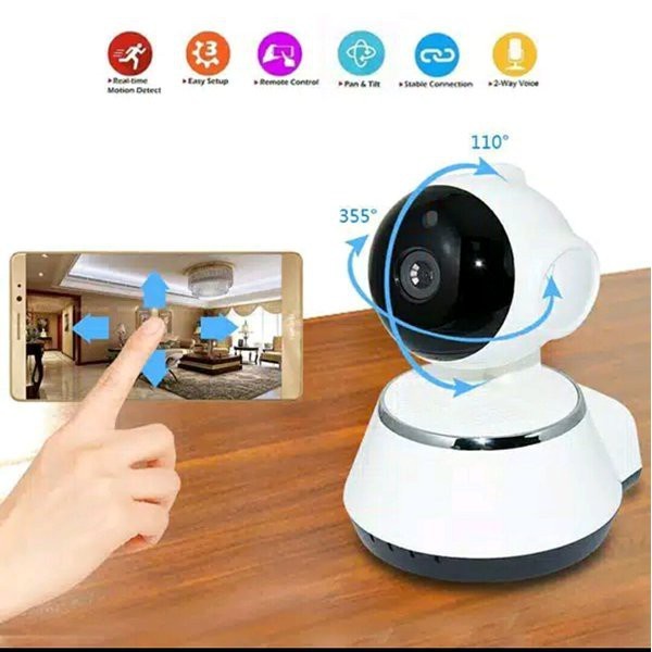 Jual CCTV WIFI SMART NET CAMERA 360° WIRELESS IP CAMERA PENGINTAI ...
