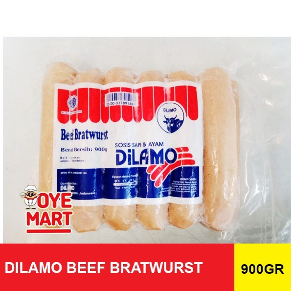 Jual DILAMO BEEF BRATWURST 900GR SOSIS SAPI DAN AYAM | Shopee Indonesia
