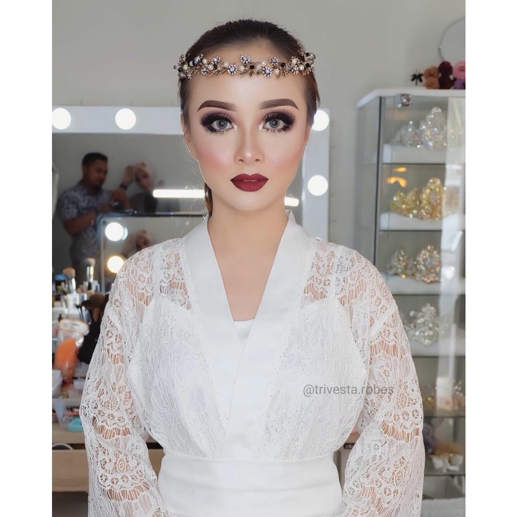 Jual Trivesta Robes - Milaca Robe- Fae Collection- Kimono Pengantin ...