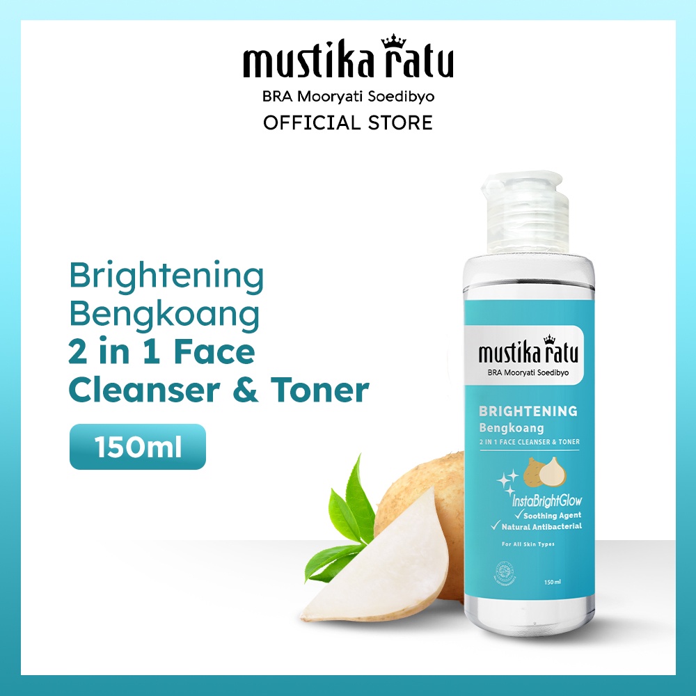Jual Mustika Ratu Brightening Bengkoang 2 in 1 Face Cleanser & Toner ...