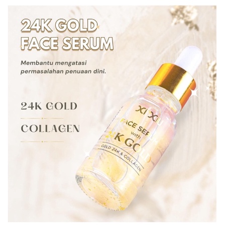 Jual XI XIU Face Serum Vitamin C Anti Acne Whitening Gold 20 ml Vit C ...