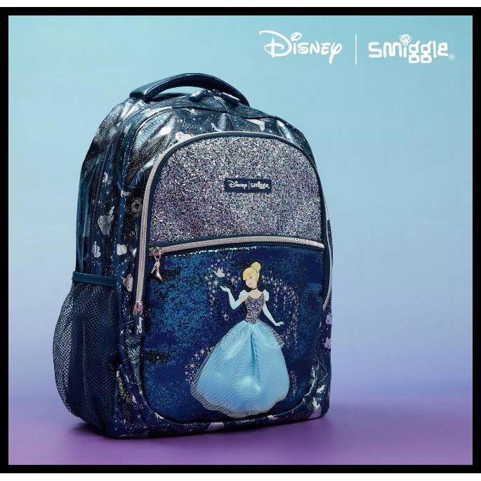 Jual Tas Ransel Smiggle Disney Cinderella Princess Classic Like ...