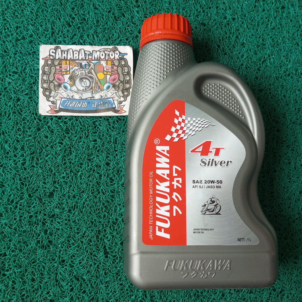 Jual OLI FUKUKAWA 4T 20W-50 ISI 1 LITER | Shopee Indonesia