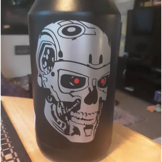 Jual Cutting Sticker Stiker The Terminator Endoskeleton Logo Vinyl ...