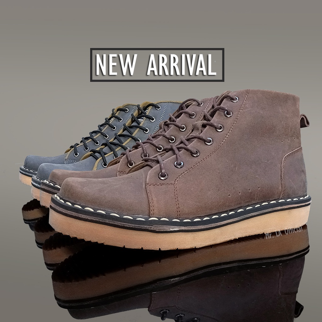 Jual SEPATU PRIA BOOTS CASUAL KULIT ASLI SEPATU BOOTS FASHION COWOK ...