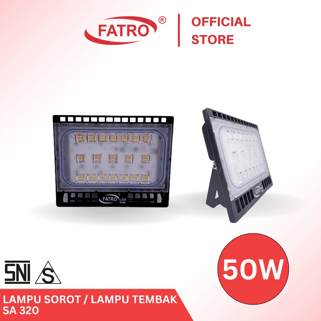 Jual FATRO LAMPU SOROT / LAMPU TEMBAK / LED FLOOD LIGHT IP65 SA 320 50W ...