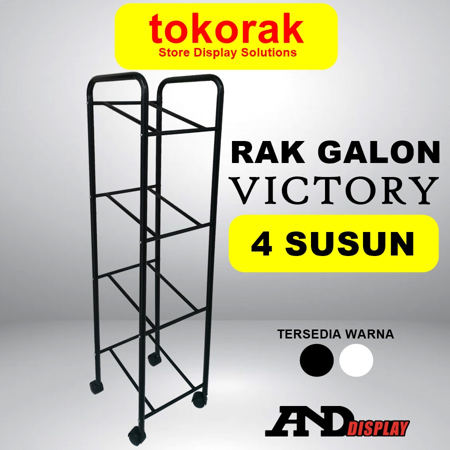 Jual RAK GALON VICTORY SUSUN 4 TINGKAT RAK BESI DISPENSER GALON AIR ...
