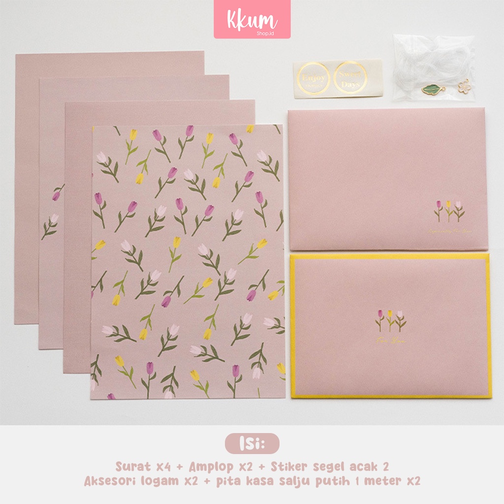 Jual 12 PCS Kertas surat ucapan/ Letter set aesthetic/ kartu ucapan ...