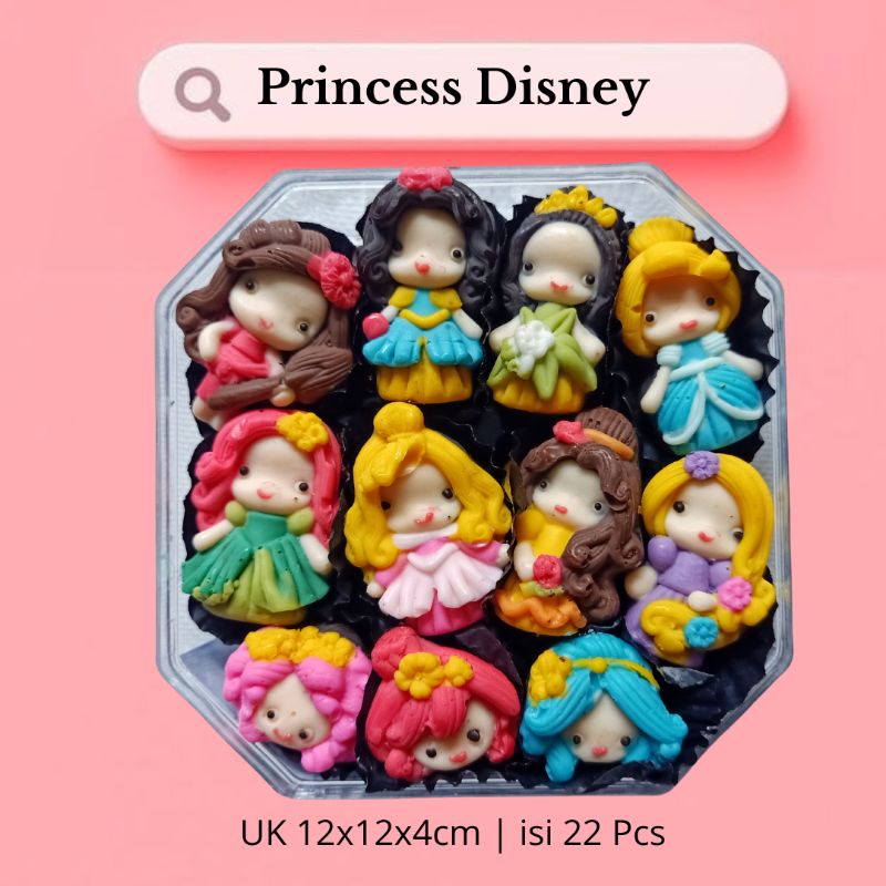 Jual Bestseller Coklat Karakter Princess Disney (Aurora,Cinderela ...
