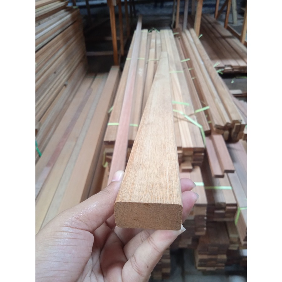 Jual Kayu Stick Bengkirai Oven Halus 2x4 - Pagar dan Decking Bangkirei ...