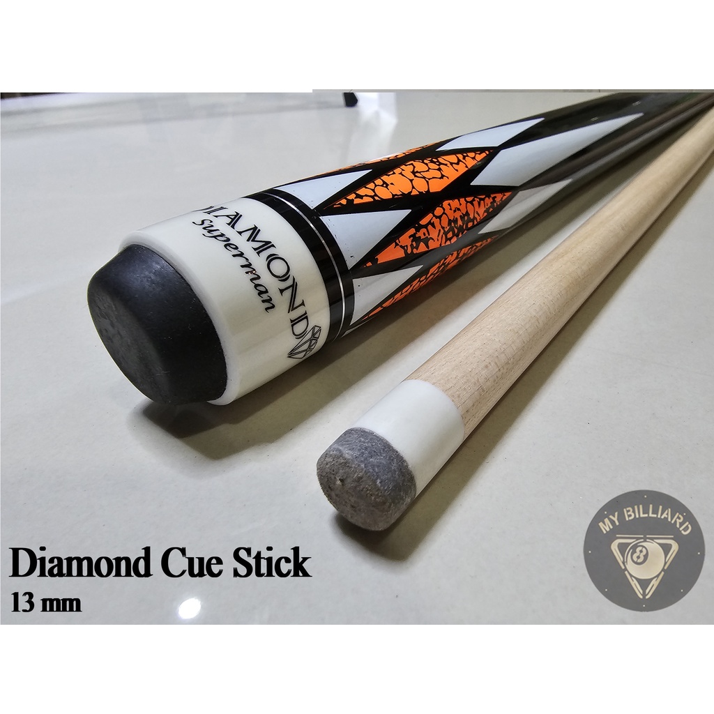 Jual Cue Stick BIlliard Diamond 13mm Maple - Orange - stik billiar ...