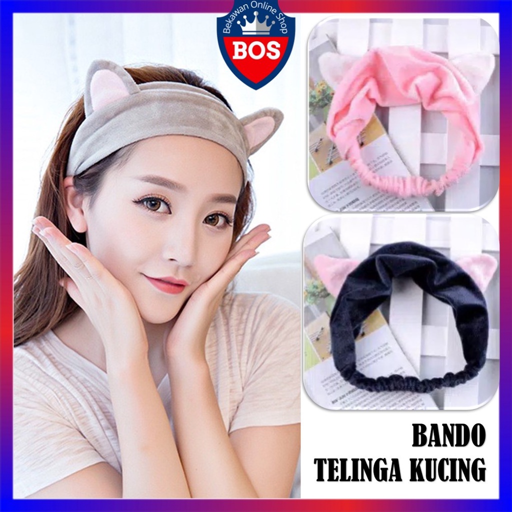 Jual Market1688 BANDO TELINGA KUCING / HEADBAND KUPING KUCING / BANDANA ...