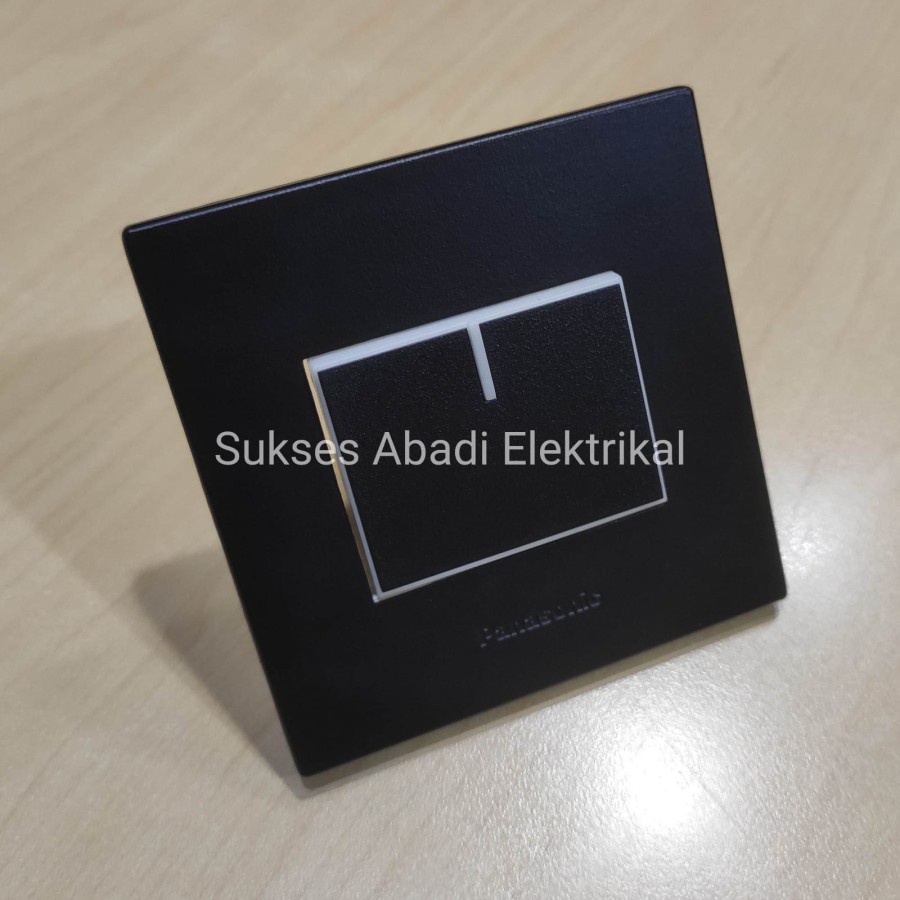Jual SAKLAR HOTEL ENGKEL / TUNGGAL / SINGLE PANASONIC E STYLE BLACK ...