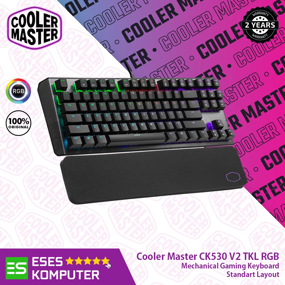 Jual Keyboard Cooler Master CK530 V2 TKL RGB | Mechanical Keyboard ...