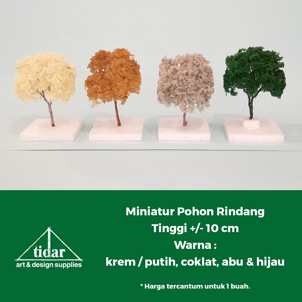 Jual HR - Miniatur Pohon Cabang 10 CM - Tanaman Rindang - Maket ...