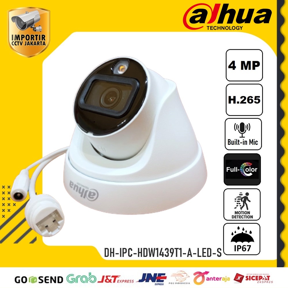 Jual CCTV IP Cam DAHUA Fullcolor Built-in Mic 4MP Indoor ICJ | Shopee ...