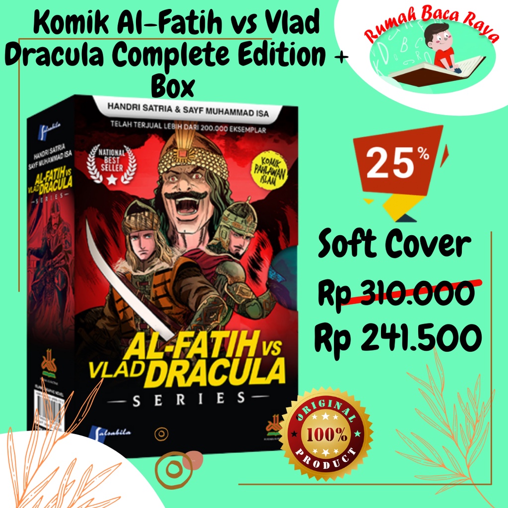 Jual Ready Paket KOMIK MUHAMMAD AL-FATIH vs VLAD DRACULA Jilid 1-3 +BOX ...