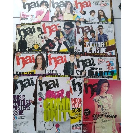 Jual majalah bekas Majalah HAI edisi tahun 2011 - majakah Hai tahun 2011 | Shopee Indonesia