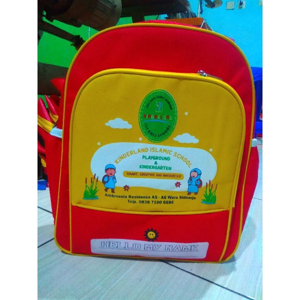 Jual tas sekolah tk/paud(custom) | Shopee Indonesia