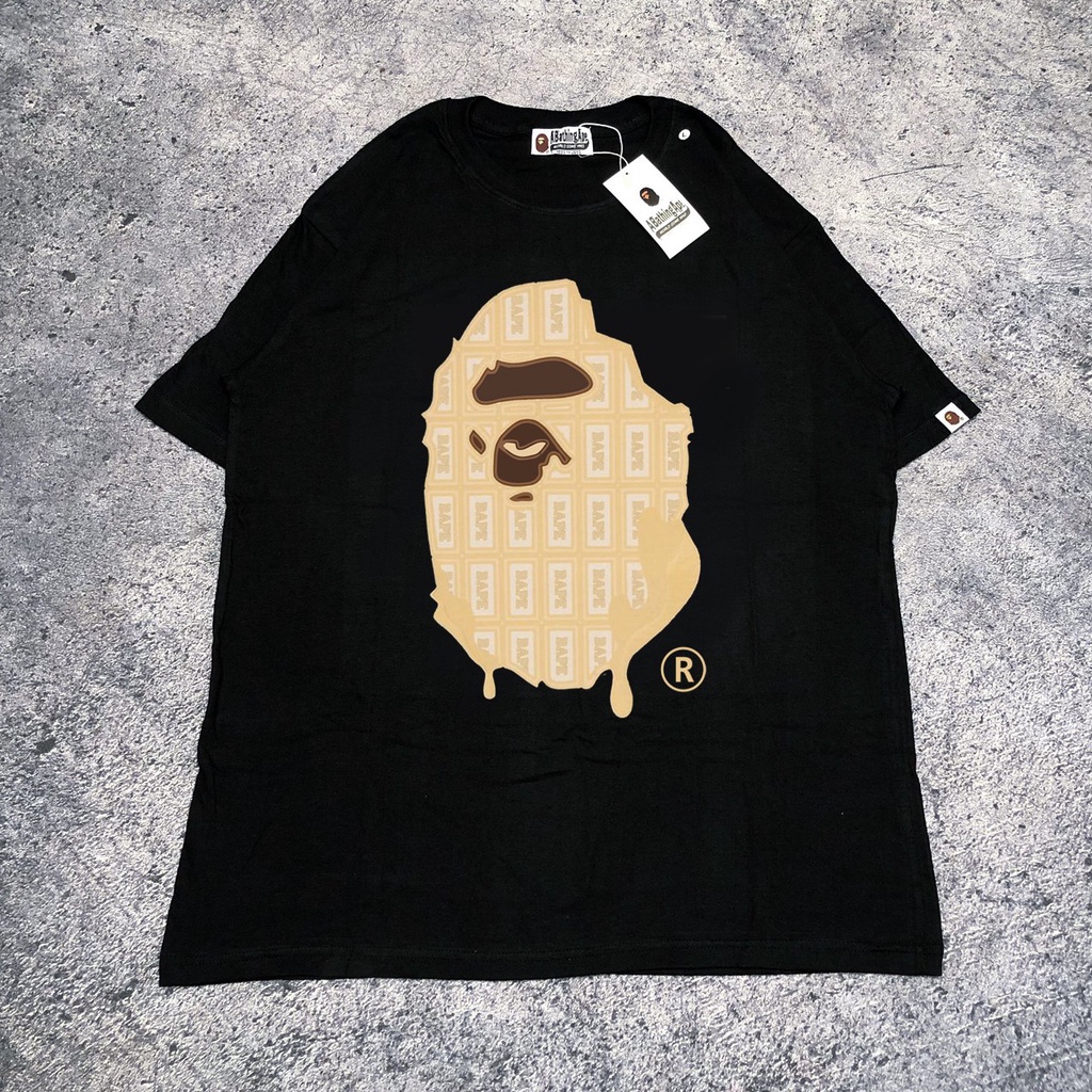 Jual KAOS BAPE LOGO CHOCO VALENTINE / TSHIRT BAPE - FULL TAG & LABEL ...