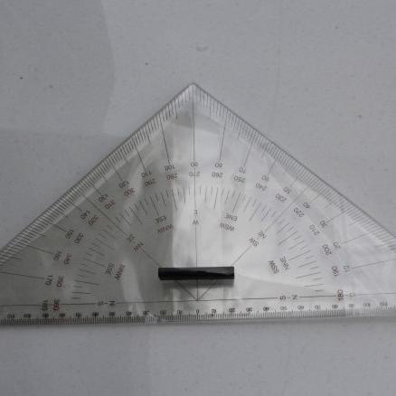Jual Penggaris Segitiga Nautical Triangle Ruler 300 Mm Mistar Segitiga ...