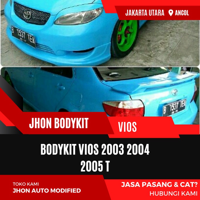 Jual BODYKIT VIOS 2003 2004 2005 TOMS BODYKIT TOYOTA VIOS TOMZ ADD ON ...