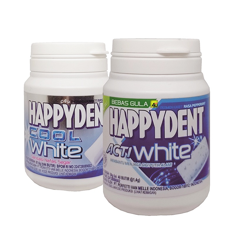 Jual Happydent ACTI & COOL White - Permen Karet - Tabung BESAR | Shopee ...