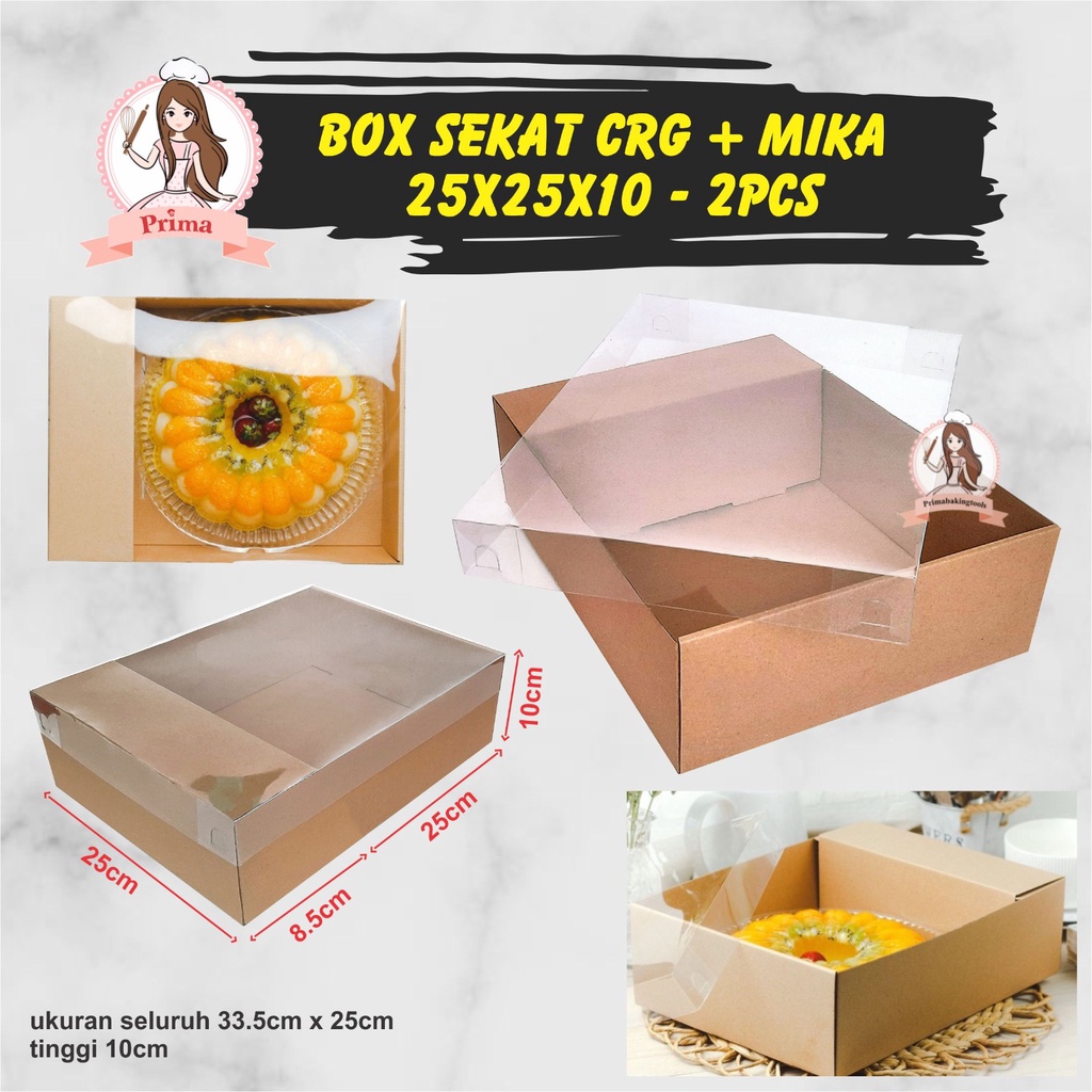 Jual Box sekat crg + Mika - 1pack 2pcs | Shopee Indonesia