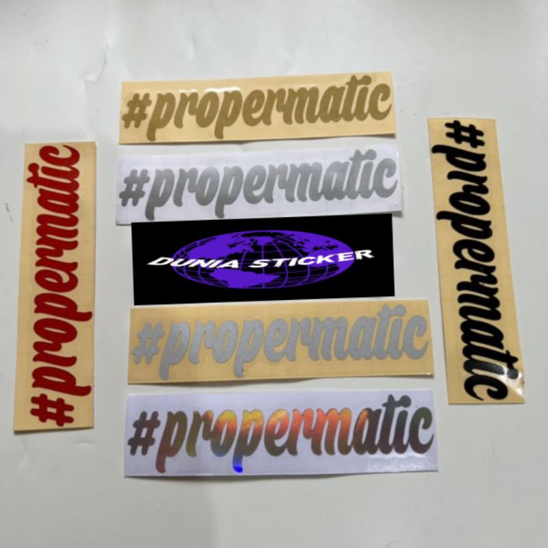 Jual Stiker Proper Matic Sticker Cutting Stiker Viral Motor Murah Anti ...