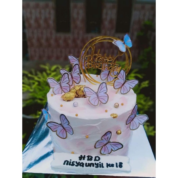 Jual Cake Butterfly (kue ultah kupu-kupu) | Shopee Indonesia
