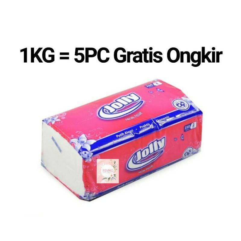 Jual [ISI 250 Sheets] TISSUE JOLLY Tisu 2 PLY ISI 250 Sheets | Shopee ...