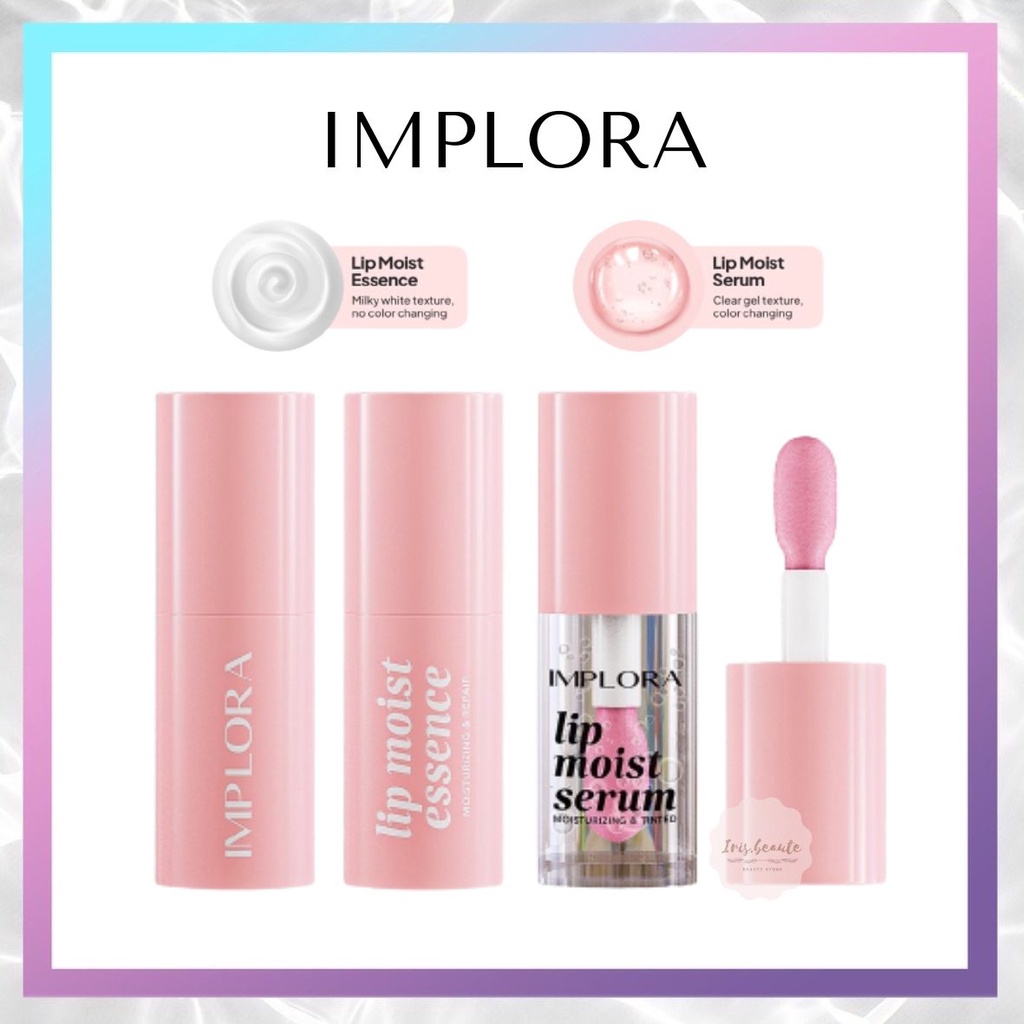 Jual IMPLORA Lip Moist Essence 7 Lip Moist Serum / Lip Care / Lip Balm ...