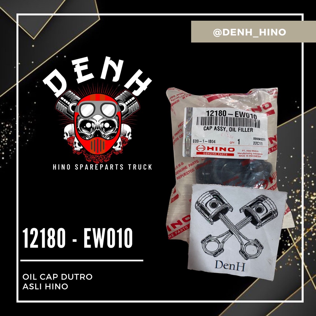 Jual 12180-EW010 Oil Cap Dutro Asli Hino | Shopee Indonesia