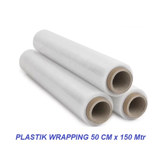 Jual Plastik wrapping / plastik film 50 cm | Shopee Indonesia