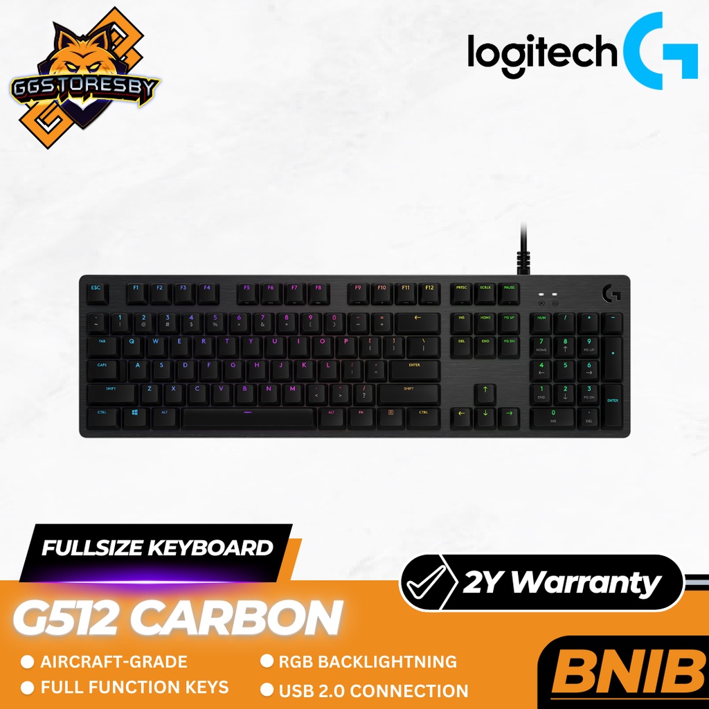 Jual Logitech G512 Rgb Mechanical Gaming Keyboard | Shopee Indonesia