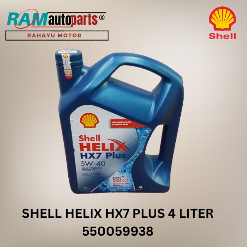 Jual SHELL HELIX HX7 PLUS 5W-40 ORIGINAL 4 LITER | Shopee Indonesia