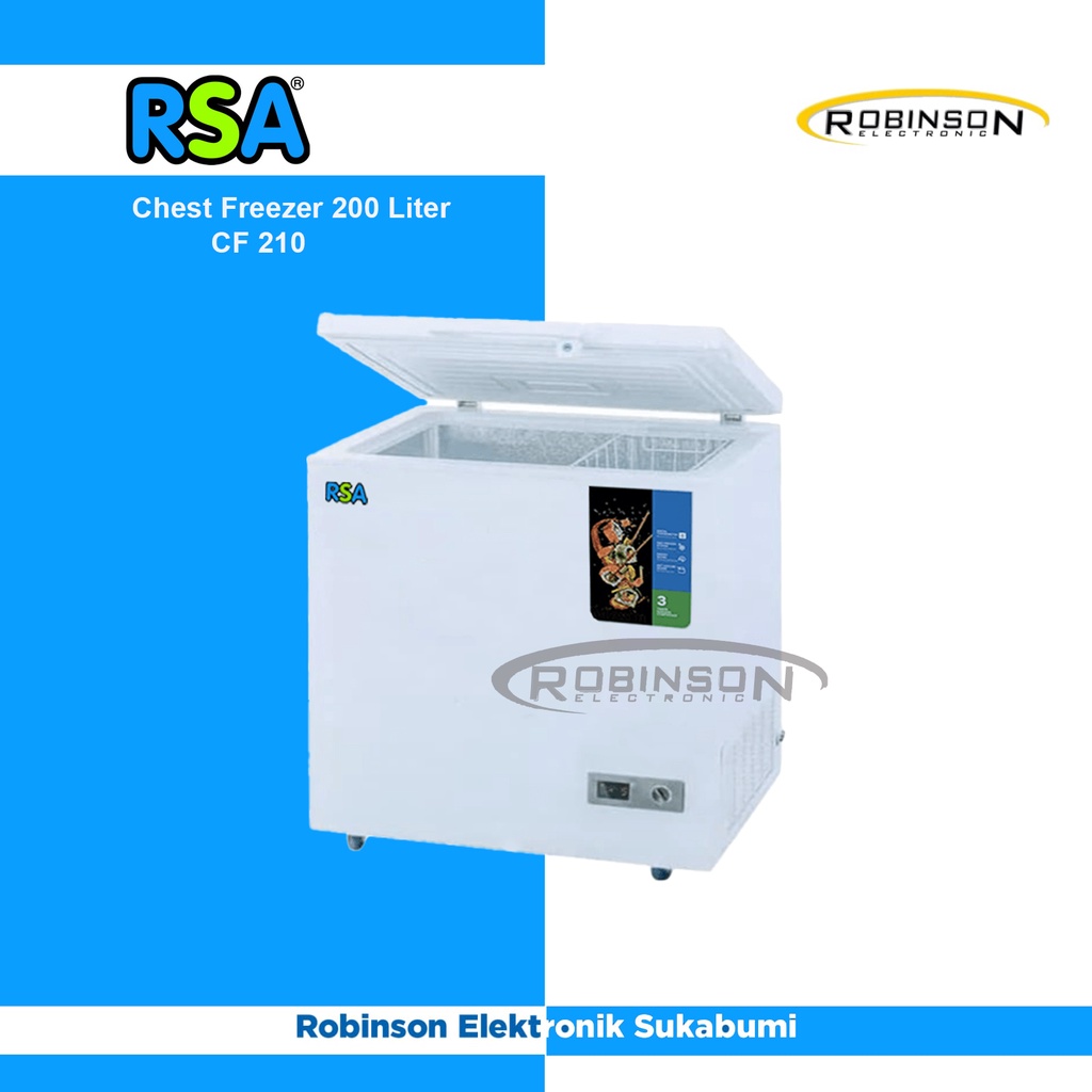 Jual Chest Freezer RSA 200 Liter CF 210 | Shopee Indonesia