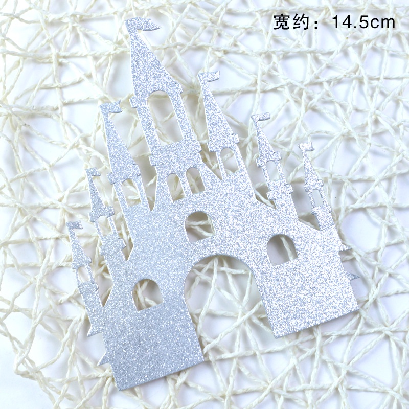 Jual TOPPER KUE ISTANA FROZEN / CAKE TOPPER CASTLE PRINCESS GLITER ...