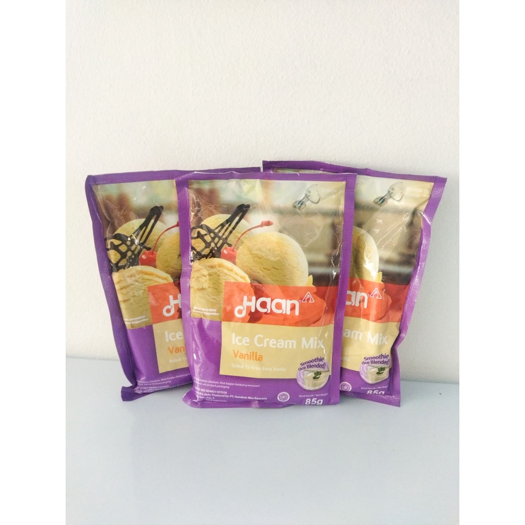 Jual Haan Es Krim Aneka Varian Rasa 85 gram/Es Krim Bubuk | Shopee ...
