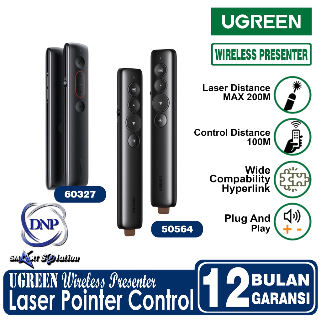 Jual UGREEN Laser Pointer Remote Control Wireless Presenter Presentasi | Shopee Indonesia