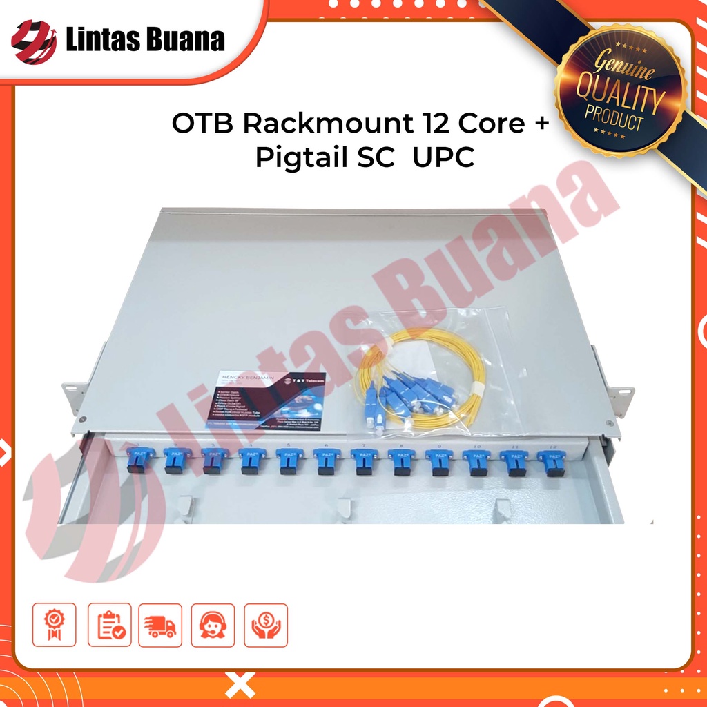 Jual OTB Rackmount 12 Core + Pigtail SC / UPC | Shopee Indonesia