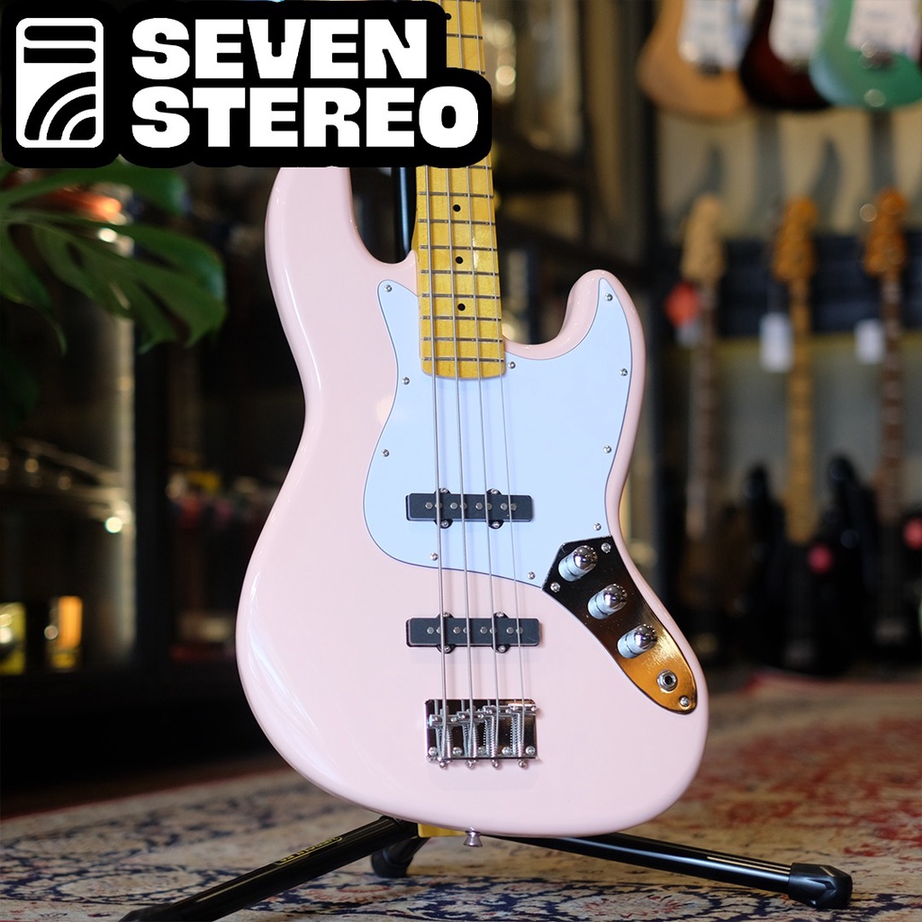 Jual Scorpion SJ200 SJ 200 Jazz Bass Maple FB Shell Pink | Shopee Indonesia