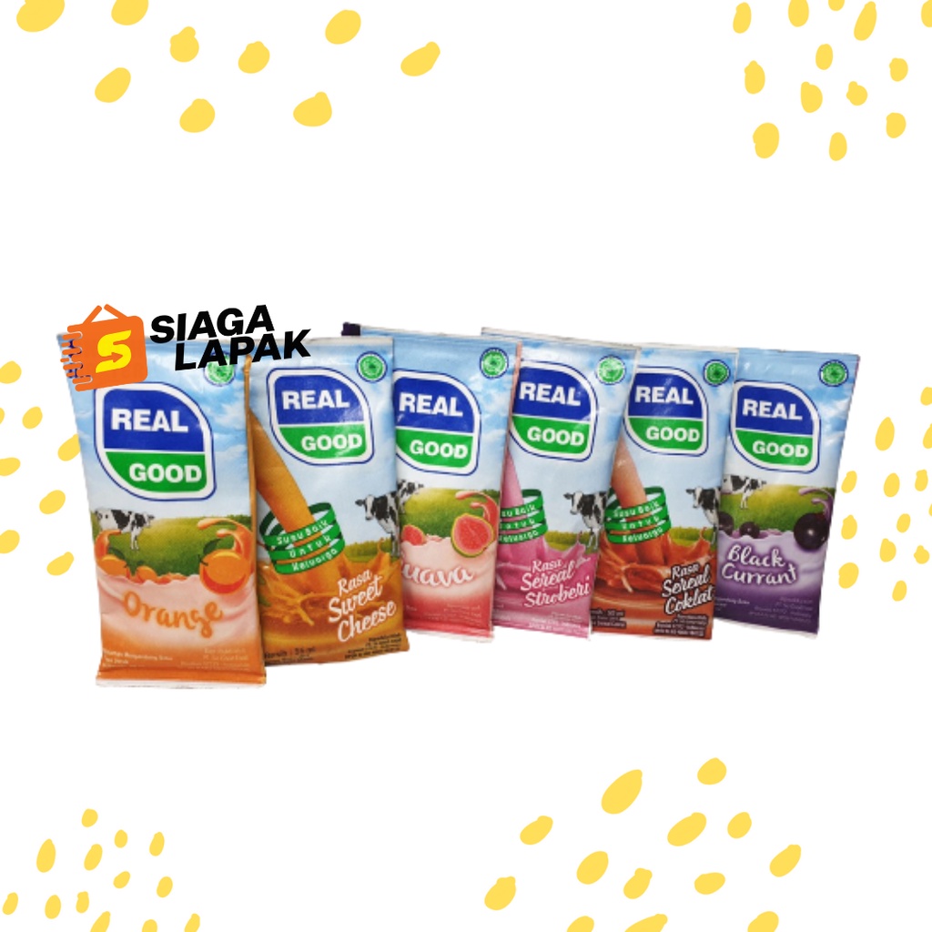 Jual Susu Bantal Real Good 50ml ECERAN 1 PCS All Varian Aneka Rasa ...